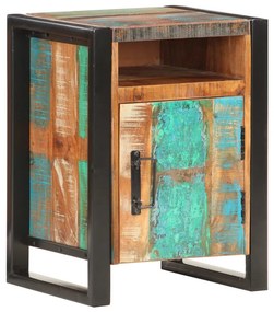 Noční stolek 40 x 35 x 55 cm masivní recyklované dřevo 321568