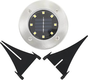 Solární světlo k zapíchnutí do země 8 ks LED RGB barva 315695