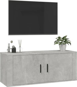 vidaXL Nástěnná TV skříňka 100x34,5x40 cm [816636] Barva: šedá sonoma