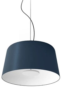 Linea Light Delfi_P, moderní závěsné svítidlo, 20W LED 2700K, modrá, průměr 45cm