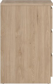 Komoda v dekoru dubu v přírodní barvě 154x76x50 cm Naia – Tvilum