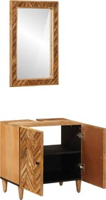Sada koupelnových skříněk 2 ks 62 x 33 x 58 cm 3310177