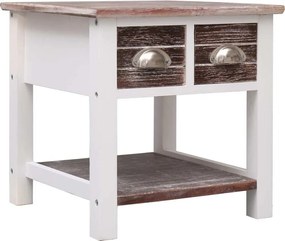 vidaXL Odkládací stolek 40 x 40 x 40 cm dřevo pavlovnie [284068] Barva: Hnědá
