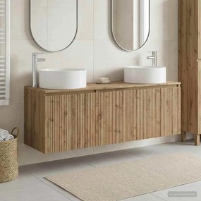 Sada koupelnových skříněk 3 ks Dub artisan 3405736