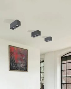 Moderní bodové svítidlo Brant 2 SQ IP44 černé