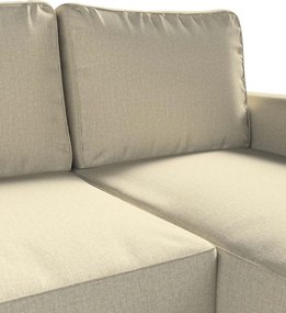 Potah na pohovku IKEA Backabro rozkládací se šezlongem barva béžová látka pletený vzor