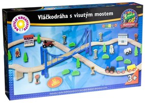 Vláčkodráha maxim vláčkodráha s visutým mostem - 57ks