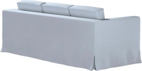 Potah na pohovku IKEA  Karlanda 3-místná nerozkládací, dlouhý barva modrá látka pletený vzor