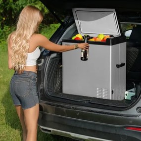 Přenosná autochladnička s mrazicím kompresorem 70 l jednozónová pro domácí auto