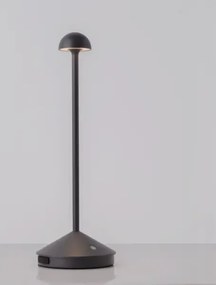 Venkovní stolní lampa Lumo tmavě šedá