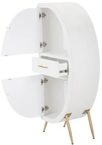 Designová komoda Raghnall 60 cm bílá