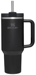 Černá termoska s brčkem z nerezové oceli 1,18 l Quencher H2.0 FlowState Tumbler Black – Stanley