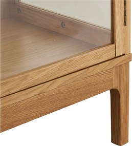 House Nordic Prosklený kabinet ZAMORA 180x47cm dub 3001500