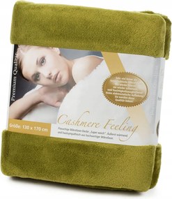 Deka Cashmere-Feeling 130x170 kol. limetková