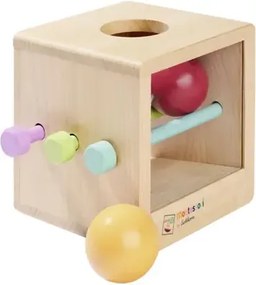 EICHHORN Montessori box / 3 tyčky, 2 míčky / dřevo / od 12 měsíců