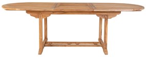 House Nordic Rozkládací jídelní stůl z teakového dřeva, nature, 90x180/240x75 cm