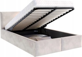 Postel 120x200 čalouněná kovová konstrukce Fresia