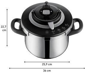 Tefal - Sada tlakových hrnců 4,5/6 l CLIPSO+ CHEF