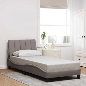 Rám postele bez matrací Hanko taupe 90x190 cm textil 3310360