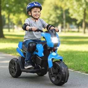 Costway 6 V Dětský motocykl 3-kolový elektrický motocykl s LED