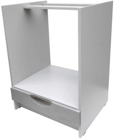 Kuchyně Macháček kuchyňská skříňka pro vestavnou troubu barva beton korpus šedý 60 cm