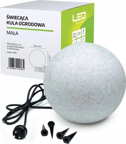 Dekorativní lampa Zahradní koule 1xE27 průměr 25 cm IP65 Venkovní