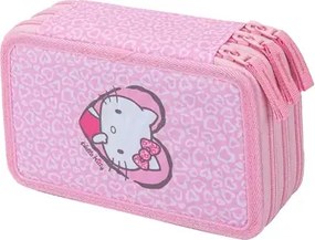 BAAGL Hello Kitty Sweet Leopard / Školní penál / třípatrový / GRS