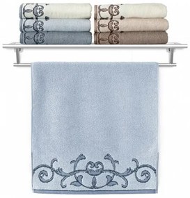 Veba Ručník a osuška Terry Barocco 500g/m2  Ručník Terry Barocco I. smetanová 50x100 cm