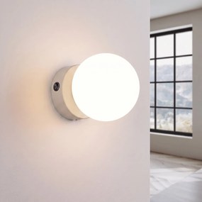 Sollux Lighting Nástěnné svítidlo YOLI 1 taupe s vypínačem