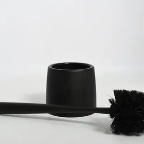 Spirella RICKY WC štětka s plastovou nádobou černá