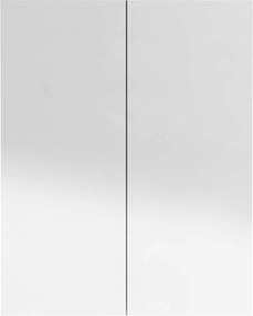 Koupelnová skříňka se zrcadlem 60 x 15 x 75 cm MDF zářivě černá 331524