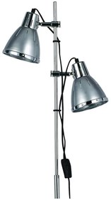 Ideal Lux Ideal Lux - Stojací lampa 2xE27/60W/230V stříbrná ID042794