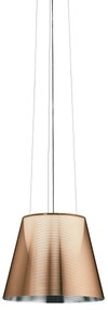Flos F6257046 KTribe S2, designové závěsné svítidlo, 1x150W E27, aluminizovaný bronz, prům. 39cm