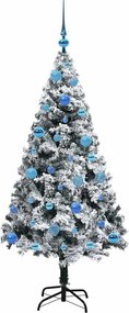Umělý vánoční stromeček Bílá 150 cm PVC, ocel a plast 3396956