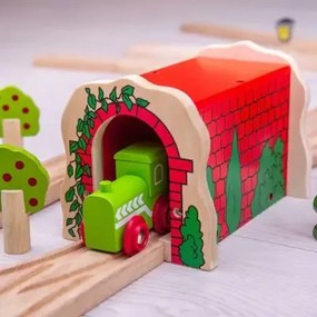 Bigjigs Rail Cihlový železniční tunel / od 3 let