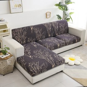 Elastický potah s barevným potiskem na velký sedadlový polštář a opěradlové polštáře pohovek či křesel Barva: 10, Rozměry: opěradlový polštář