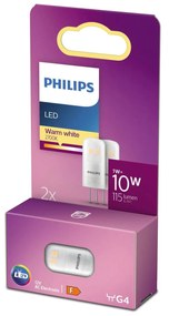 Philips LED kolíková žárovka G4 1W 827 balení 2ks