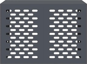 vidaXL Ochrana klimatizace Antracit 100 x 50 x 70 cm Ocel [865899]