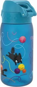 ion8 Leak Proof Dětská láhev Cats modrá 350 ml