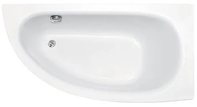 Besco Akrylátová asymetrická vana Milena Premium 150x70 Barva: Bílá, Rozměry (cm): 150x70, Orientace: Pravá