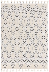 Tribeca Design Kusový koberec Livan Cream Blue Diamond Rozměry: 200x290 cm