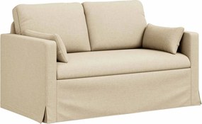 Set pohovek 2 ks Krémová textil 3407498