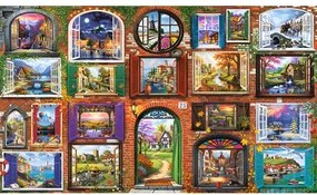 TREFL Puzzle Premium Plus Quality Okna čtyř ročních období / 10000 díl