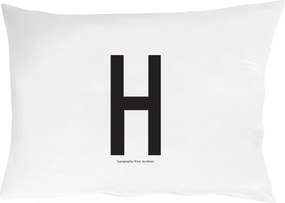 Povlak na polštář Arne Jacobsens Vintage ABC písmeno H