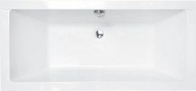 Besco QUADRO SLIM 150 x 70 cm VANQAUD155SLIM+OLVPINOZ vana vč. nožiček new Koupelny Bernold
