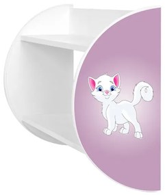 Svetmimi Dětská polička s obrázkem kitty 1  84 x 56 x 28 cm