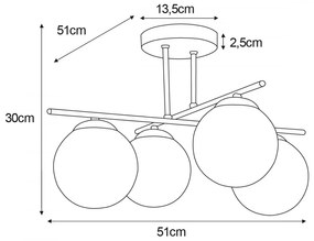 Svítidlo Sufit K-5166 z řady GAMMA