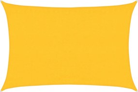 Plachta proti slunci 160 g/m² obdélník žlutá 3,5 x 5 m HDPE 311572