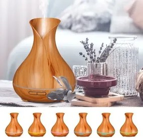 SIXTOL Vulcan světlé dřevo / Aroma difuzer / 350ml / 12 W / Automatick