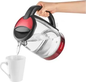 SENCOR SWK 7401RD červená / Rychlovarná konvice / 2200W / 1.7L